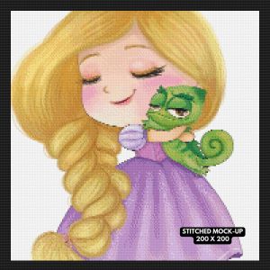 Free Princess and Her Pet 03 Cross Stitch Pattern – Goofin Off Around ...